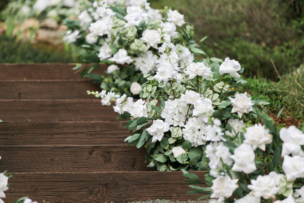(12) Enchanted Aisle Flowers – Timeless Arches