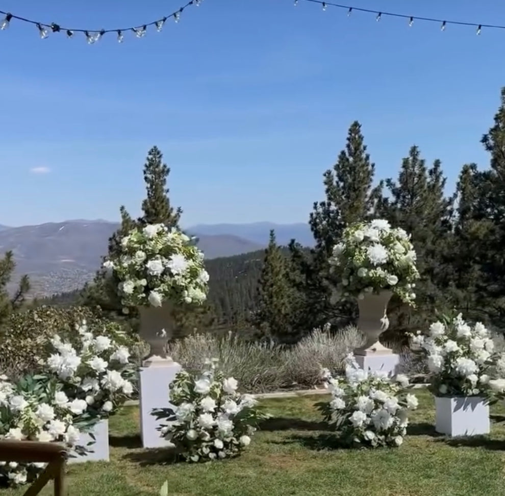 (12) Enchanted Aisle Flowers – Timeless Arches